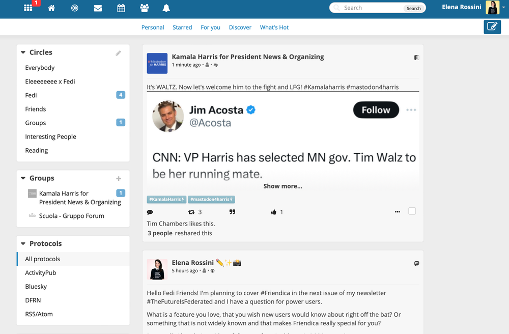 The Future of Social is Here: a Show and Tell (part 3: Friendica)
