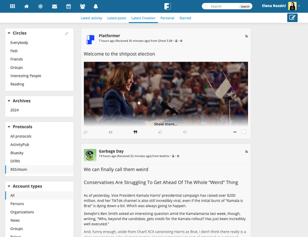 The Future of Social is Here: a Show and Tell (part 3: Friendica)