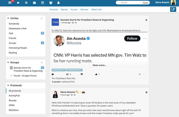 The Future of Social is Here: a Show and Tell (part 3: Friendica)